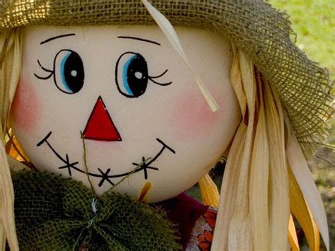 Cute Face On Scarecrow Scarecrow Face Make A Scarecrow Scarecrow