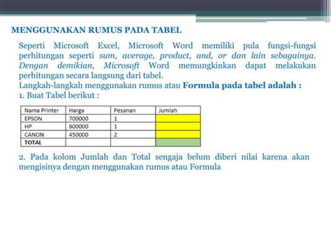Chapter 3 Table Pptx