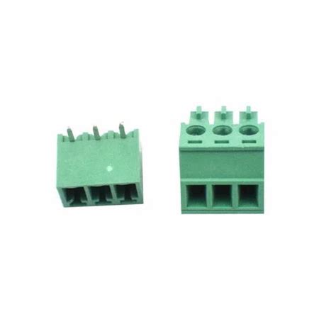 Pin Male And Female Pluggable Terminal Connector Right Angle Pitch Mm At