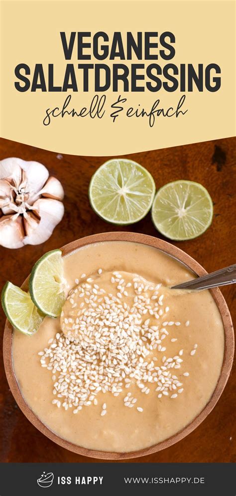 Cremiges Veganes Salatdressing Aus Sesam Ohne Öl Einfach And Gesund Rezept Salatdressing
