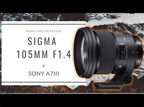 Sigma Art 105mm F1.4 + Sony A7III Portraits - YouTube