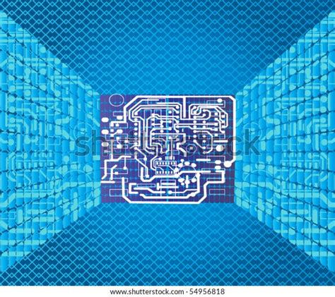 Semiconductor Chip Etching Over Royalty Free Licensable Stock Vectors Vector Art Shutterstock