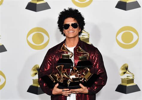 How Many Grammys Does Bruno Mars Have Popsugar Entertainment