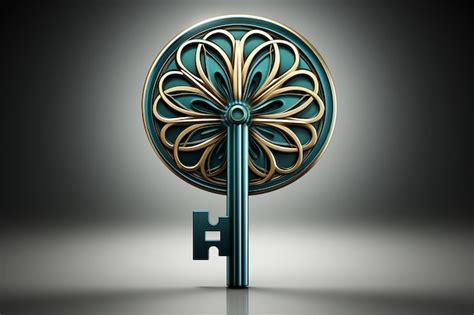 Premium AI Image Key Icon Representing Access Or Unlocking Something AI Generated