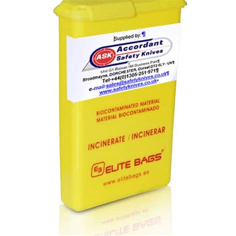 SharpsContainer Pocket Lock ASK Safety Knives