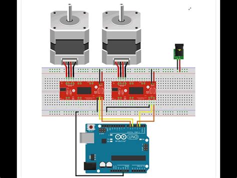 2 Steppers With Easy Drivers Programming Arduino Forum