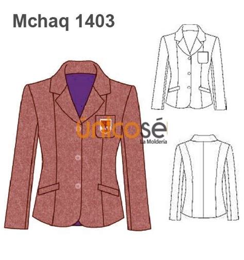 Moldes Únicosé Sacos de moda Chaquetas Confección de ropa