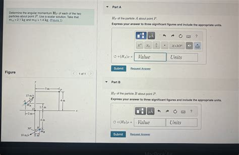 Solved Part Adetermine The Angular Momentum Hp ﻿of Each Of