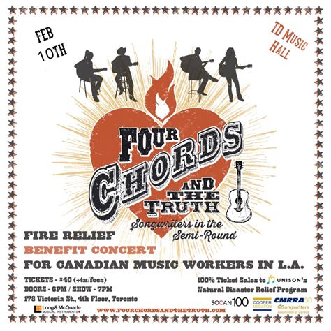 On February 10 Alumni And Surprise Guests From Four Chords And The