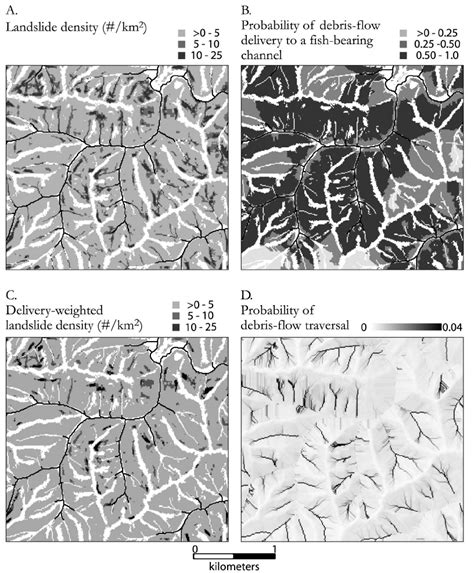 Outputs Of The Coupled Debris Flow Initiation And Delivery Model