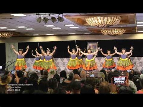 2024 George Naope Hula Festival Wahine Kahiko Youtube