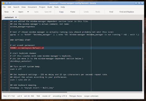 setting display resolution permanent on bunsenlabs linux lithium with