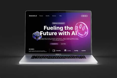 Generating Website Template Websites Ux And Ui Kits Ft Artificial And Robotics Envato