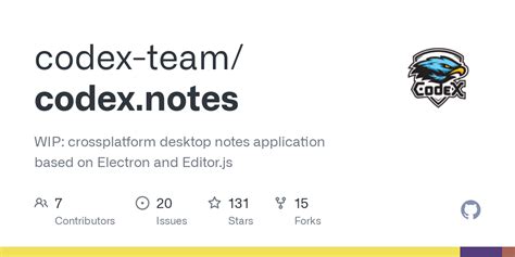 Github Codex Teamcodexnotes Wip Crossplatform Desktop Notes