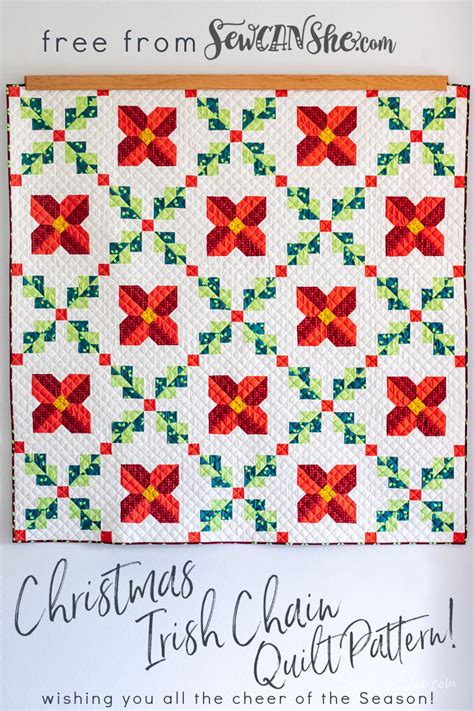 Irish Chain Quilt Block Pattern A Bright Corner Irish Chain Quilt And