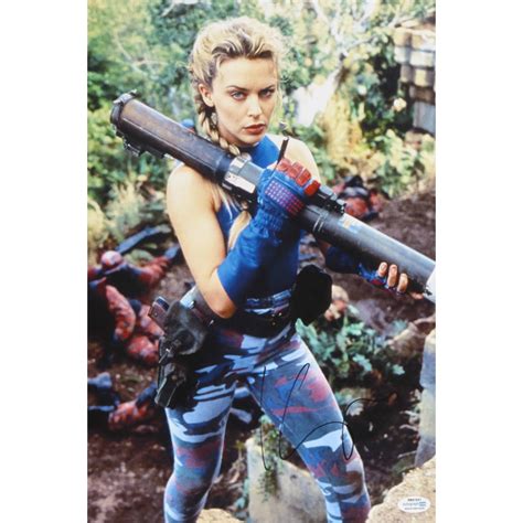 Kylie Minogue Signed Street Fighter 11x17 Photo Autographcoa