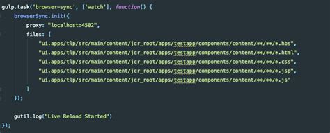 Browsersync Gulp