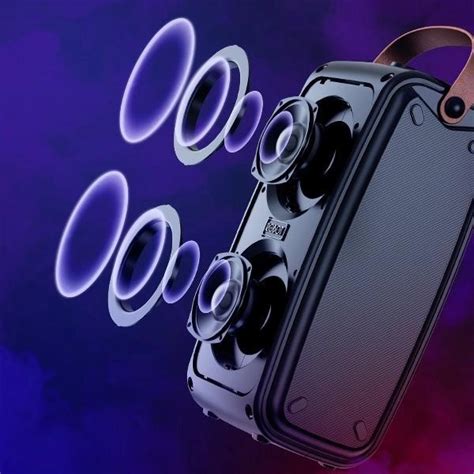 Jual Speaker Karaoke Bluetooth 5 0 Robot Rb490 Rgb Free Mic Jernih