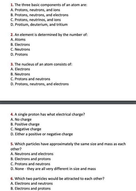 Solved The Atomic Number Of An Atom Is A The Number Of Chegg Com