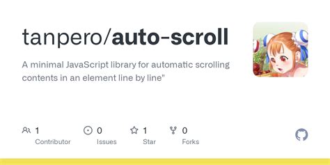 Github Tanperoauto Scroll A Minimal Javascript Library For Automatic Scrolling Contents In
