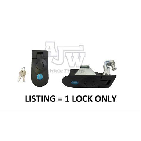 Large Black Compression Latch Lever Lock AJW Vehicle Fittings Ltd