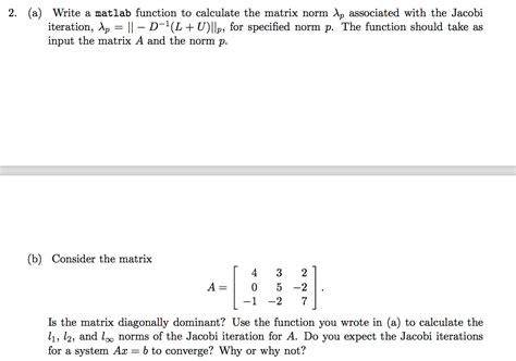 Solved Please Answer Fully And Give Matlab Code Thank
