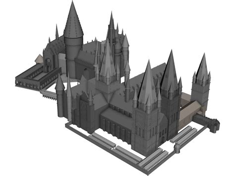 Hogwarts 3d Map About Hogwarts By Lukegki