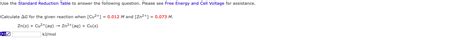 Solved Use The Standard Reduction Table To Answer The