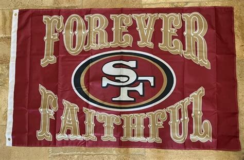 49ers Faithful Flag 49ers 3x5 Flag Etsy