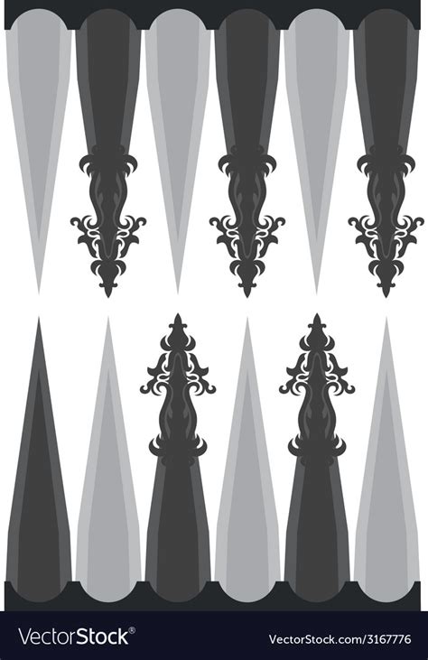 Template For Backgammon Royalty Free Vector Image