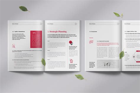 Canva Printable White Paper Template White Paper Template Brochure
