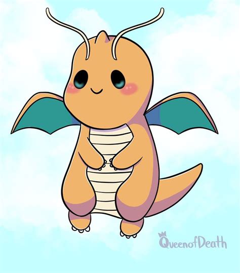 Chibi Dragonite Chibi Cute Chibi Nintendo Art