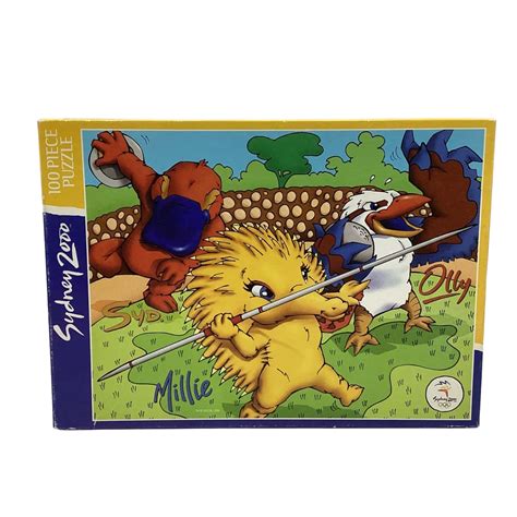 Sydney 2000 Olympics Mascots Puzzle Syd Millie And Olly 100 Piece