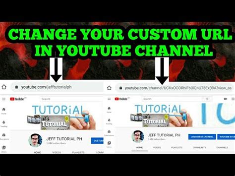 PAANO PALITAN ANG CUSTOM URL AT GAWING YOUTUBE CHANNEL NAME 2020 - YouTube