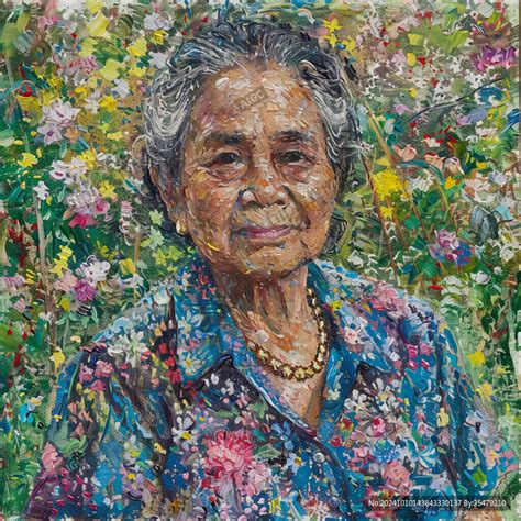 Ai创作图丙烯肖像画 油漆肖像画 布面油画肖像 画布肖像画 华工母亲像 丙烯画人物 老人油画 油画肖像画 印尼女人像 艺术家的妻子半身像 孤独的老太婆 一个老太婆 油画质地手绘人物 丙烯酸肖像