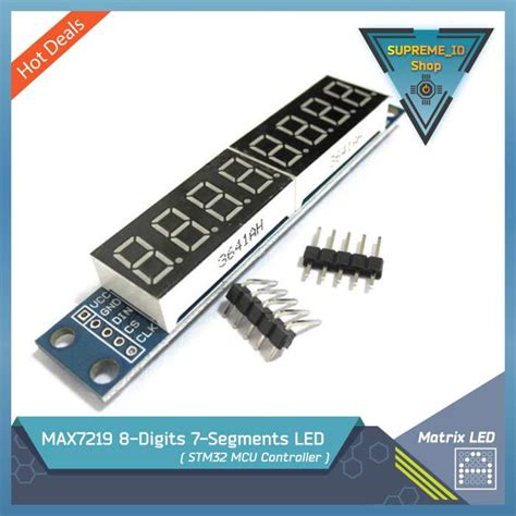Jual Max7219 8 Digit 7 Segment Led Tube Display Stm32 Mcu Controller Kei80 Shopee Indonesia