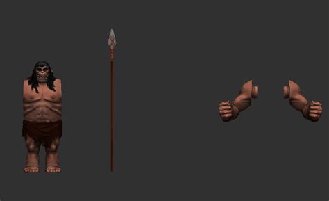 🦖 Primal Spear Figure・ Stl File For 3d Printing・cults