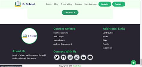 Enhancing The UI Of Navbar Issue SahityaRoy E Learning Freesite GitHub