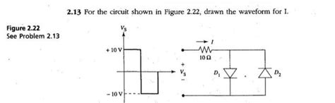 Solved For The Circuit Shown In Figure Drawn The Chegg
