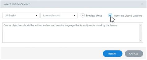text to speech voice narration using articulate storyline 360 lingel learning