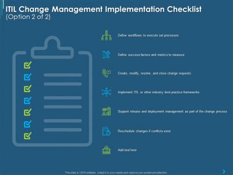 ITIL Transformation Management Strategy ITIL Change Management