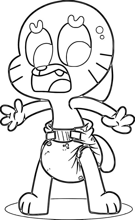 Amazing World Gumball Coloring Pages
