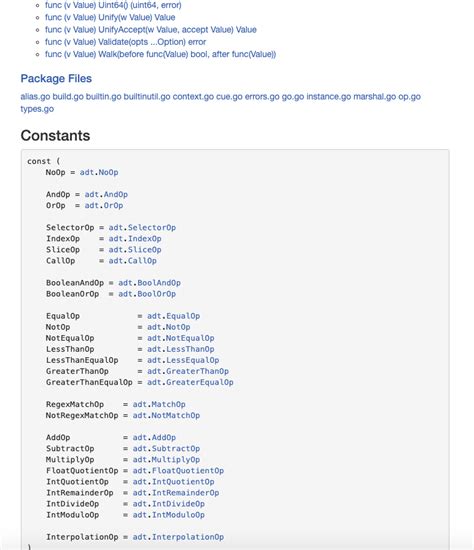 X Pkgsite Organization Of Package Level Constants Issue Golang Go GitHub