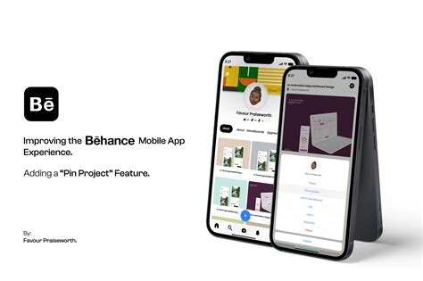Improving The Behance Experience Pin Project Feature On Behance