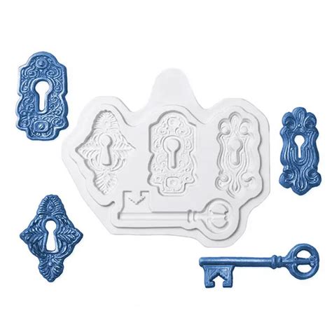 Silicone Lock And Key Mould Bakers Boutique