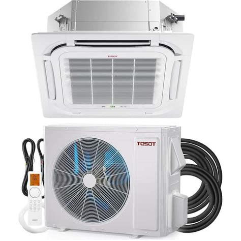 Tosot 36k Btu Ceiling Cassette Mini Split Air Conditioner 230 Volt High