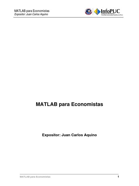 Matlab Pdf Matriz Matemáticas Archivo De Computadora