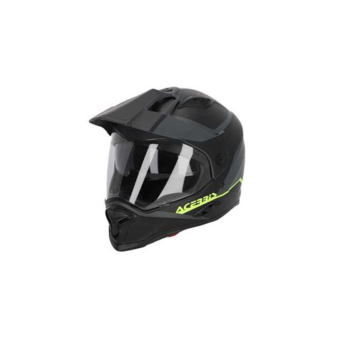 Casco Acerbis Reactive 22 06 Negro Gris Motorcycle Soul