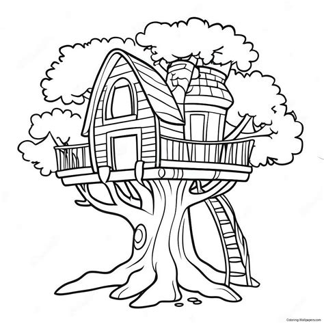 Magic Treehouse Coloring Page 56003 44317