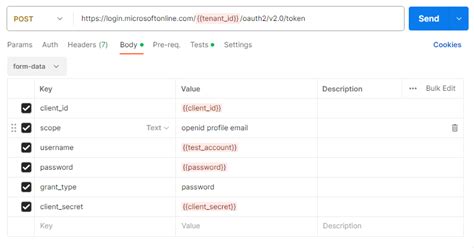Business Central Online Api Successful Token But Wrong Credentials 🙋 Help Postman Community